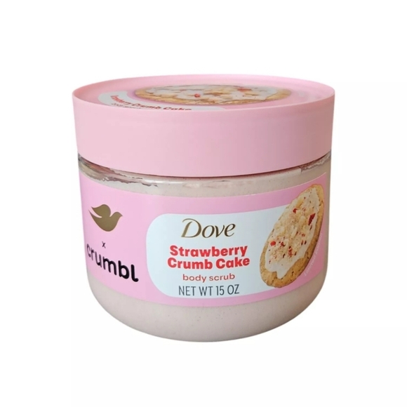 Dove | Bath & Body | Dove X Crumbl Strawberry Crumb Cake Body Scrub ...